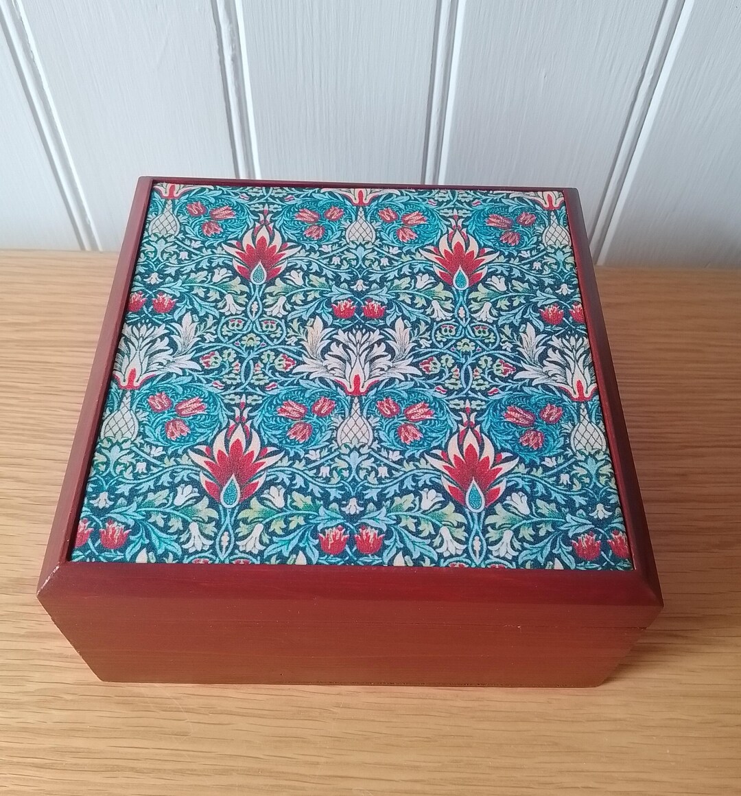 William Morris Jewellery Box/morris Snakeshead Jewel/ Trinket Box ...