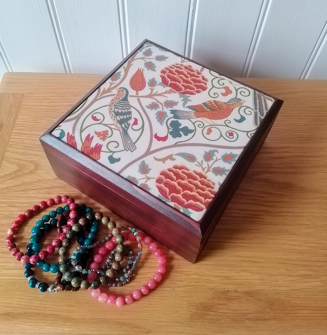 William Morris Box/jewellery/trinket Box/morris Orkney Storage Box ...