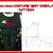 DC Red Hood Cosplay Vest "pattern Only" - Etsy
