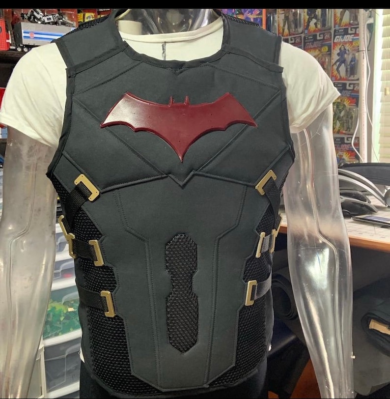 DC Red Hood Cosplay Vest "pattern Only" - Etsy