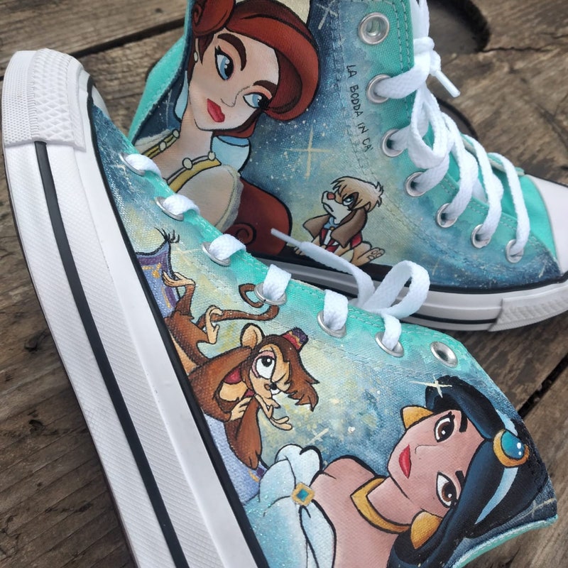 Princess Converse - Etsy