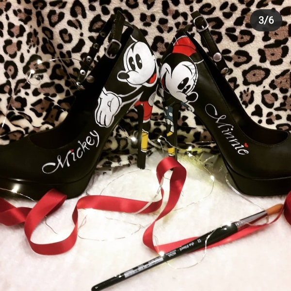 Shop Mickey Mouse Shoes Online - Etsy