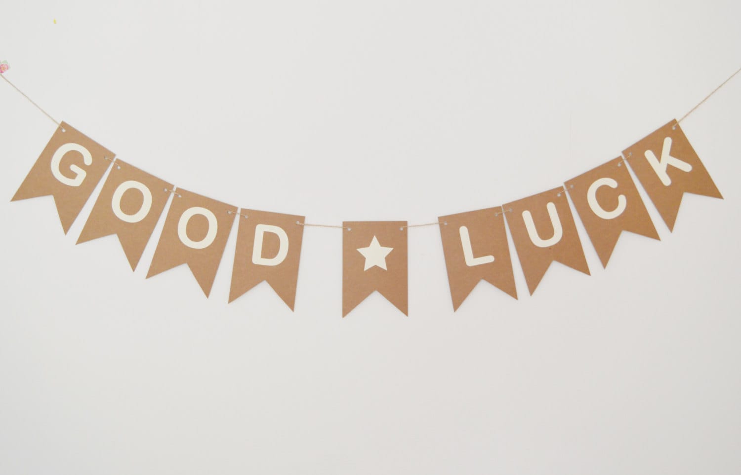 Good Luck Banner Bon Voyage Farewell Rustic Bunting Party - Etsy UK