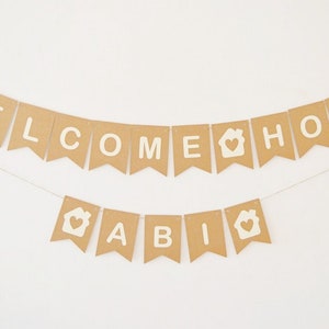 Personalised Welcome Home Bunting Welcome Back Banner House - Etsy