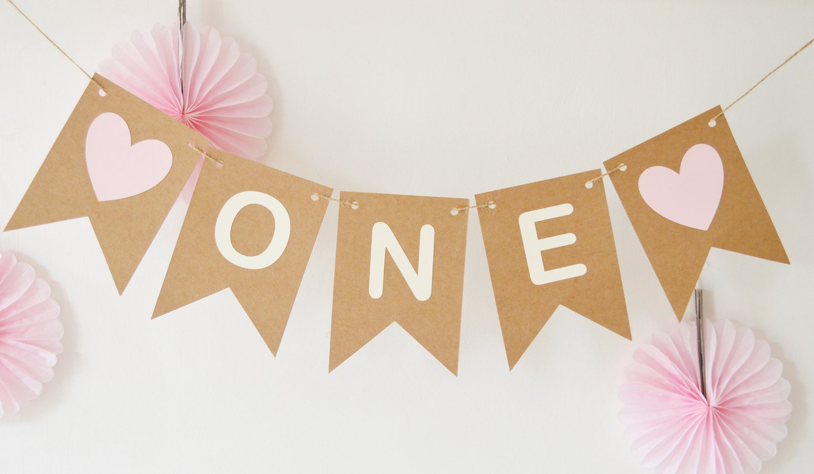 First Birthday Party Decoration One Today Banner Bunting - Etsy