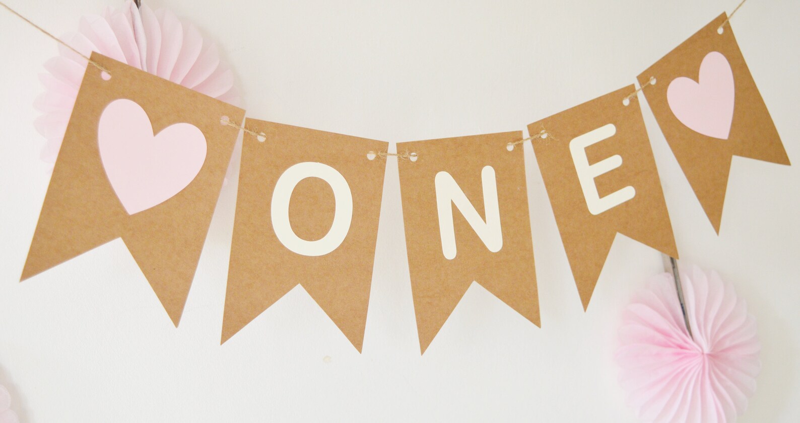 First Birthday Party Decoration One Today Banner Bunting - Etsy