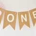 First Birthday Party Decoration One Today Banner Bunting - Etsy