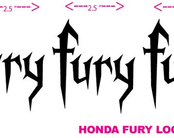 Honda Fury Stickers - Etsy