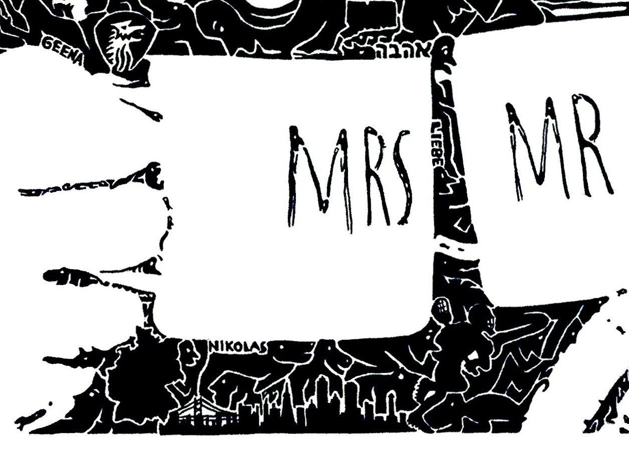 Custom Pen Ink Couple Portraits - Personalized Wedding Gifts and More ...