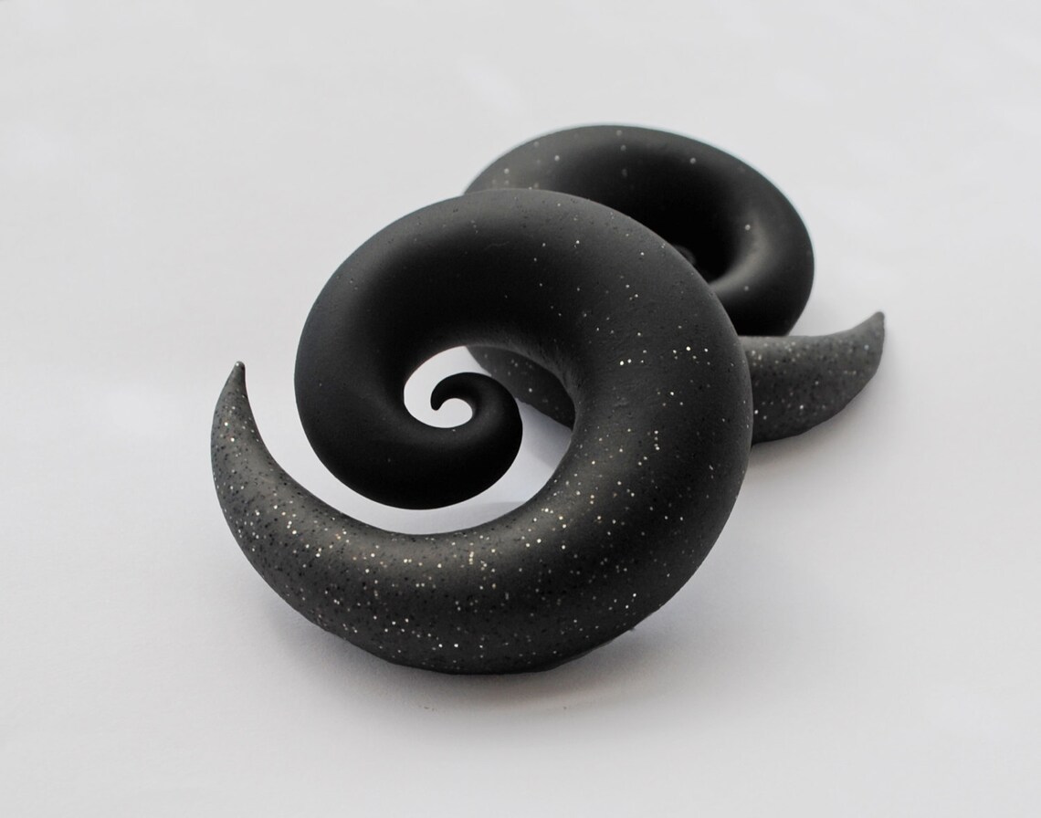 Dark Ombre Gauges for Stretched Lobes Fake 2g 0g 00g | Etsy