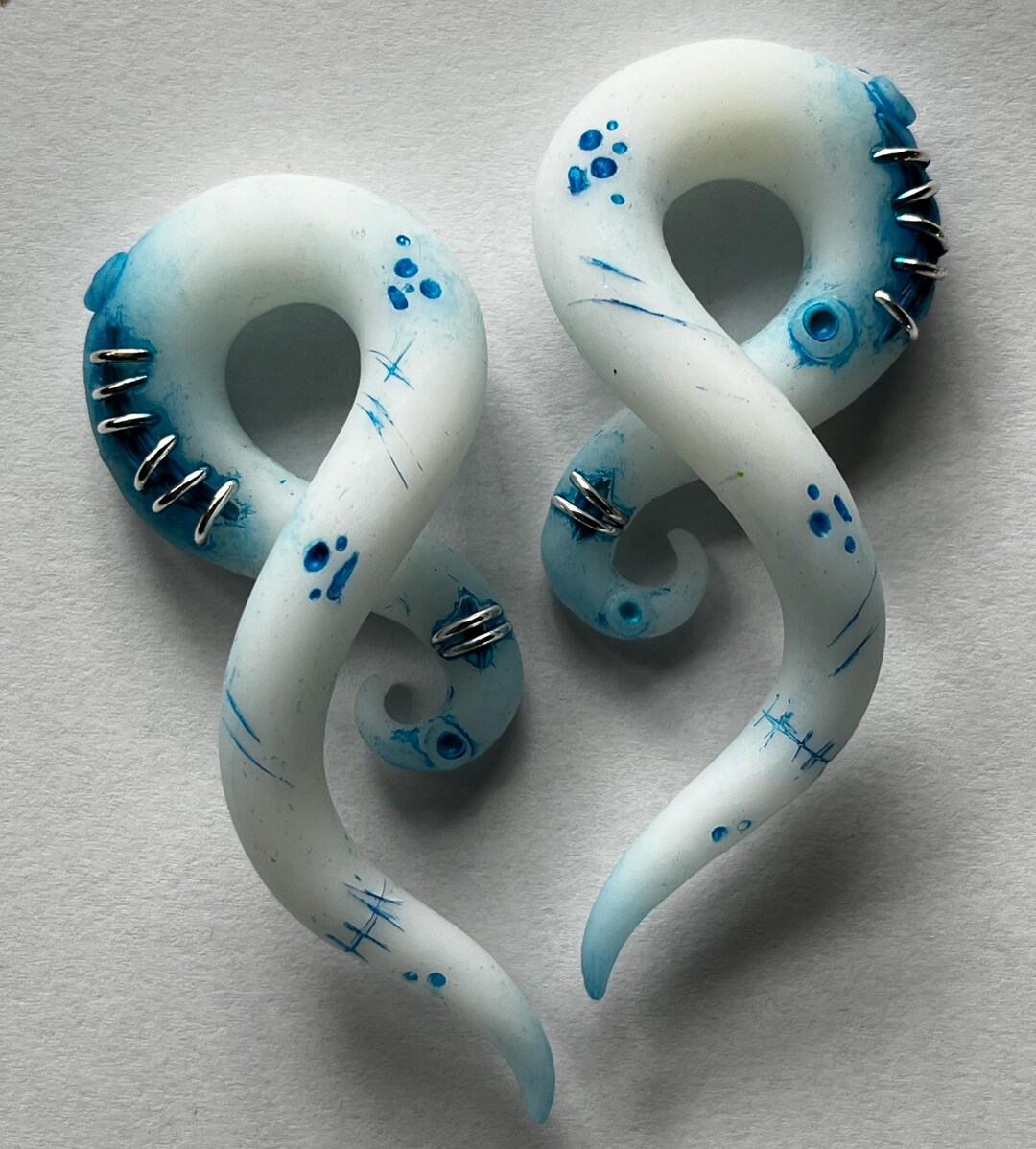 Haunting Ghost Gauges - Fake, 2g, 0g, 00g, 7/16", 1/2", 9/16", 5/8", 11 ...