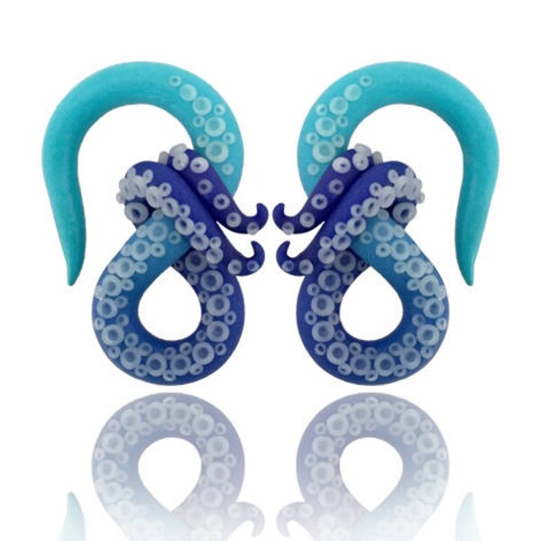 Octopus Tentacle Earrings - Etsy