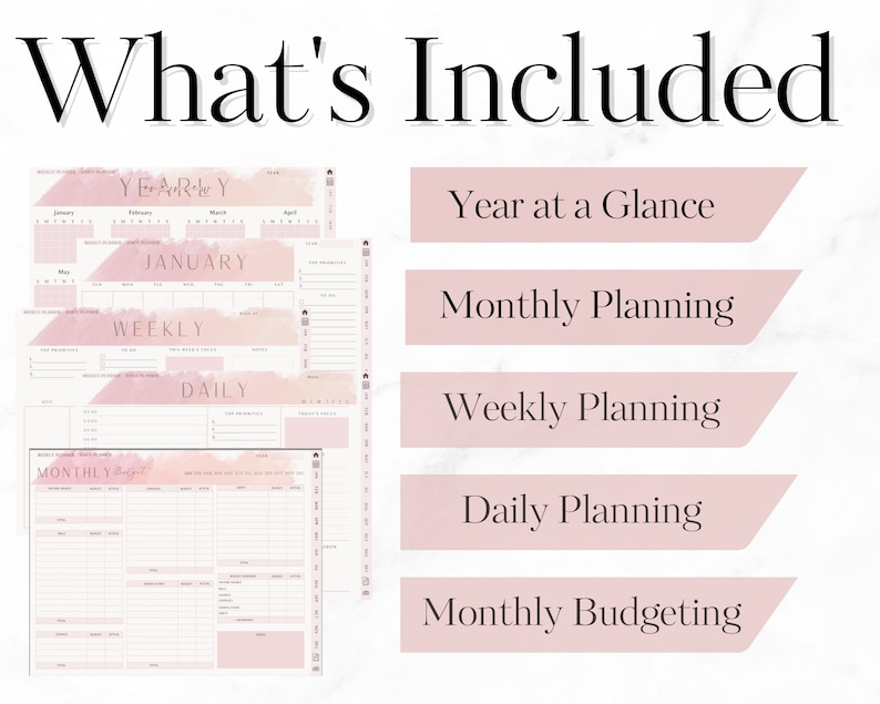 Digital Planner Goodnotes Planner iPad Planner Undated Digital Calendar ...