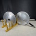 Set of 2 Multi-diameter Aluminum Lids for Several Diameters of Pans ...