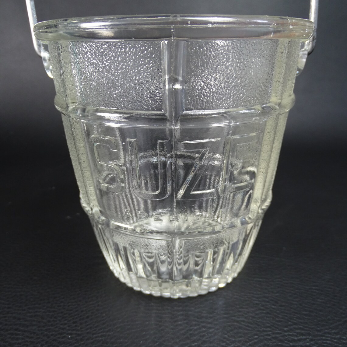 SUZE | Small Transparent Molded Glass Bar Ice Bucket for SUZE Apéritif ...