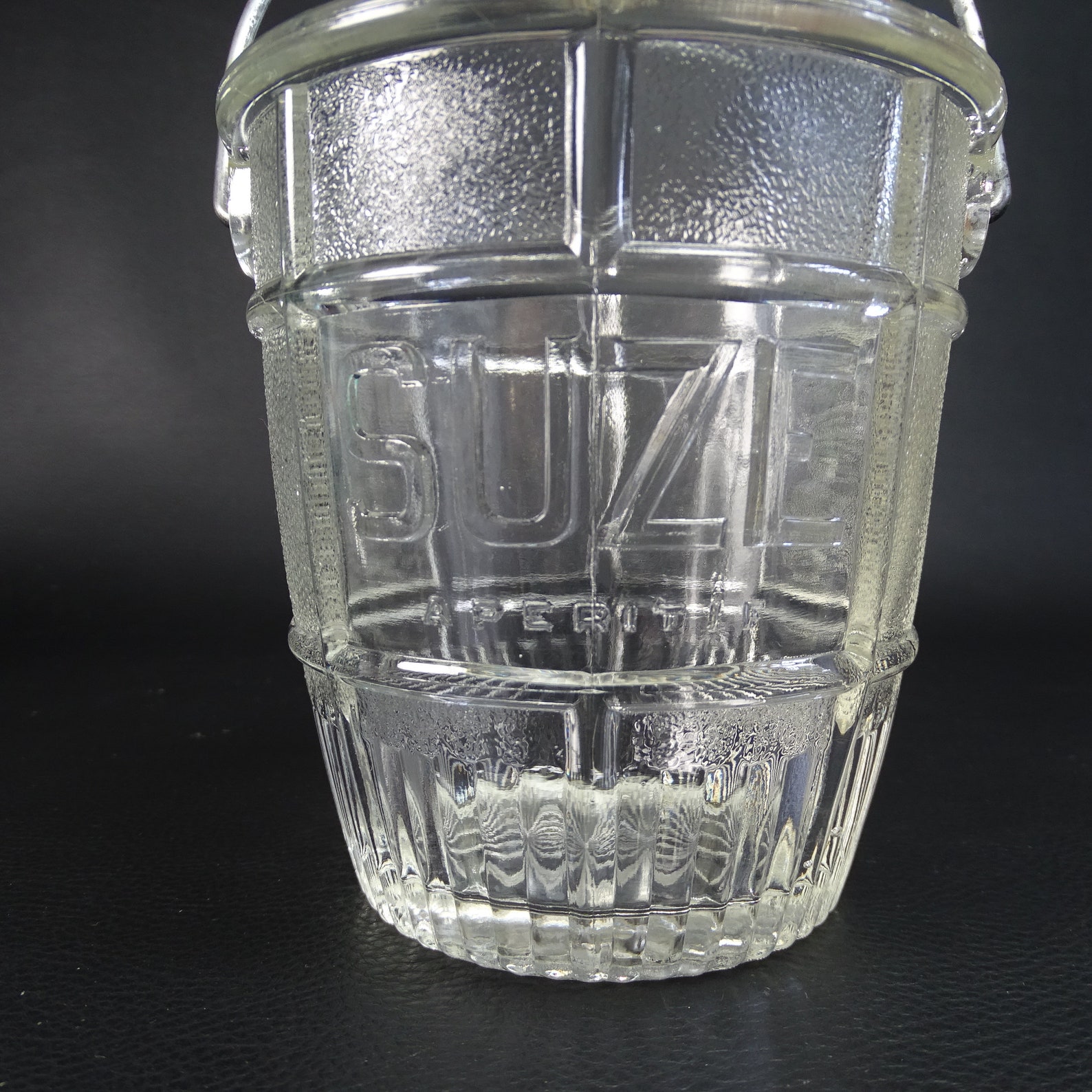 SUZE | Small Transparent Molded Glass Bar Ice Bucket for SUZE Apéritif ...