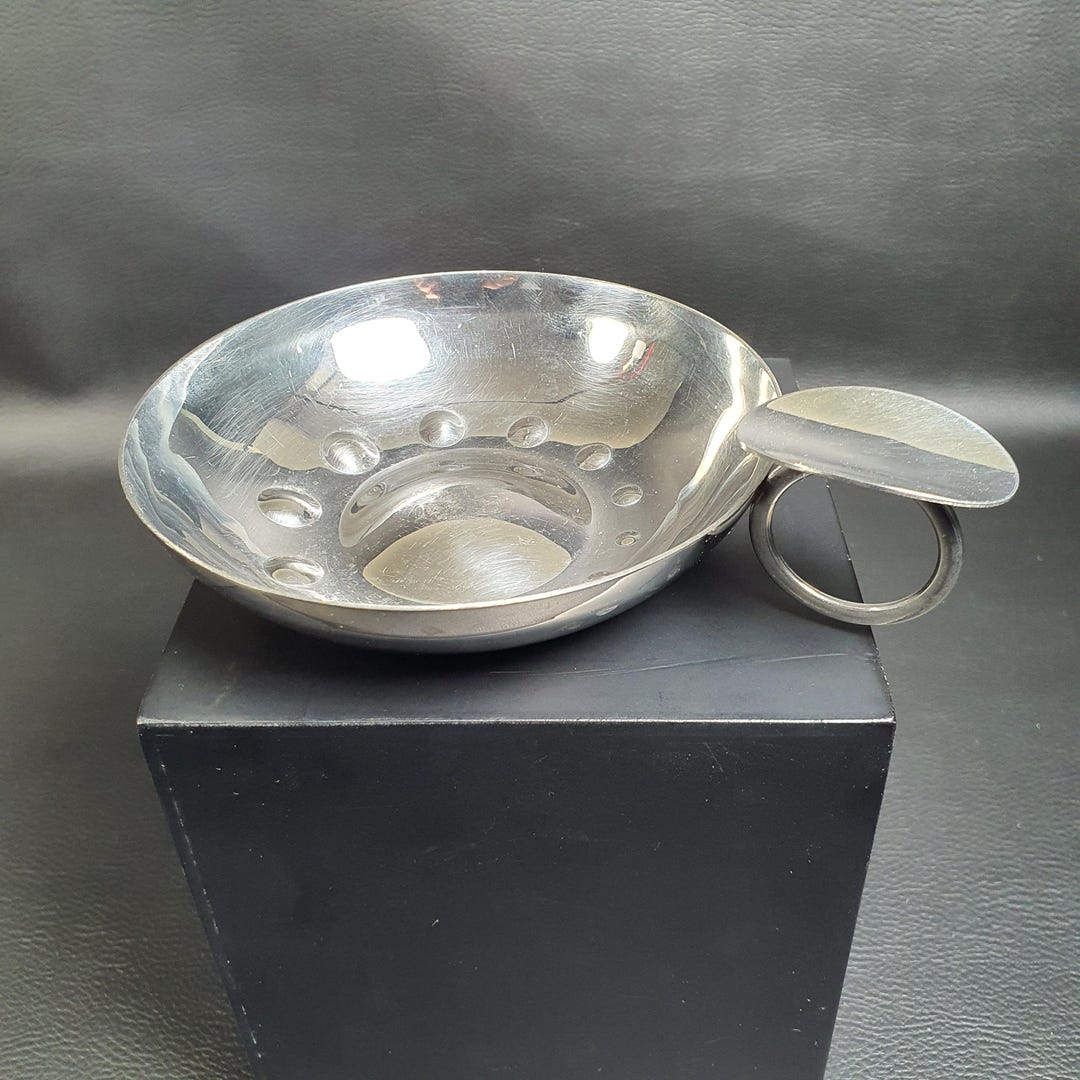 LETANG REMY | Large 18/10 Stainless Steel Tastevin With Thumbelina by ...