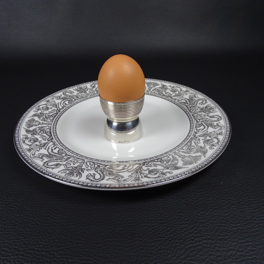 CHRISTOFLE | Christofle Art Deco Diabolo Egg Cup in Silver Metal | Made ...