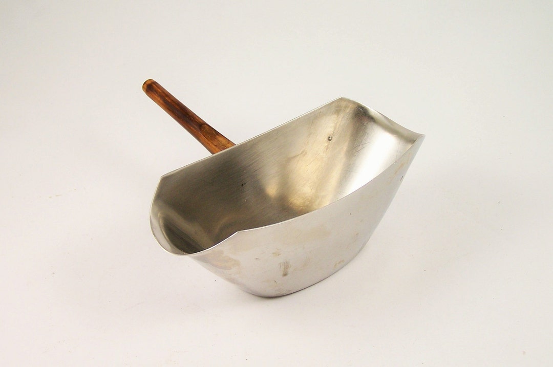 Stainless Steel Sauce Boat by LETANG REMY 18-10 Stainless Steel Teak ...