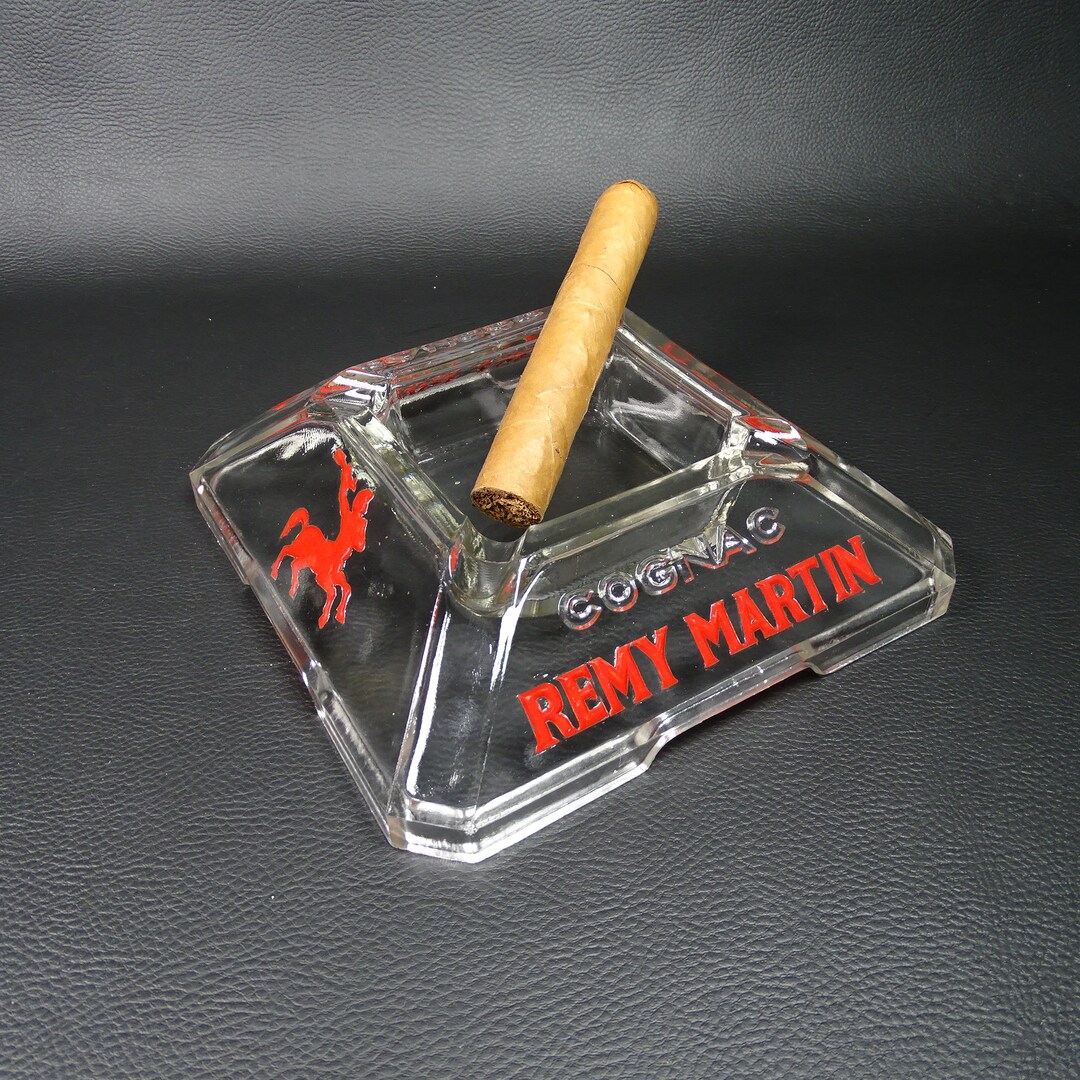 REMY MARTIN | Large Square Remy MARTIN Cognac Ashtray in Transparent ...