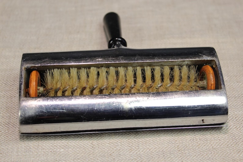 Old Mechanical Crumb Catcher for Table in Silver Metal With Black ...