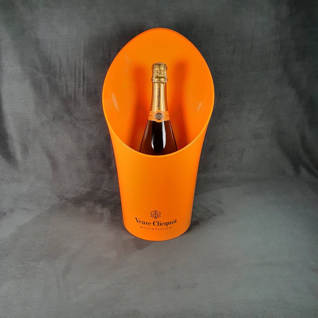 VEUVE CLICQUOT Veuve Clicquot Champagne Orange Acrylic Ice Bucket ...