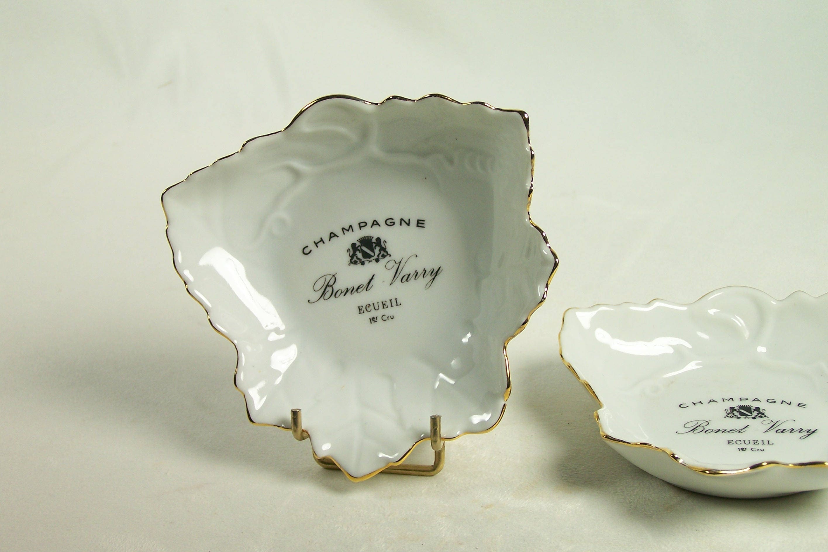2 Champagne Bonet-varry China Cups White Porcelain Advertising - Etsy UK