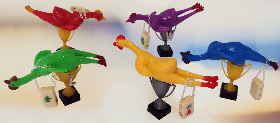 Chicken Little Mahjongg Trophies for Big Winners, Big Losers, and ALL ...