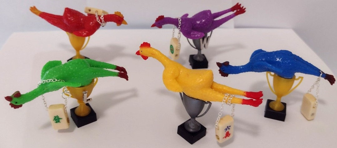 Chicken Little Mahjongg Trophies for Big Winners Big Losers - Etsy