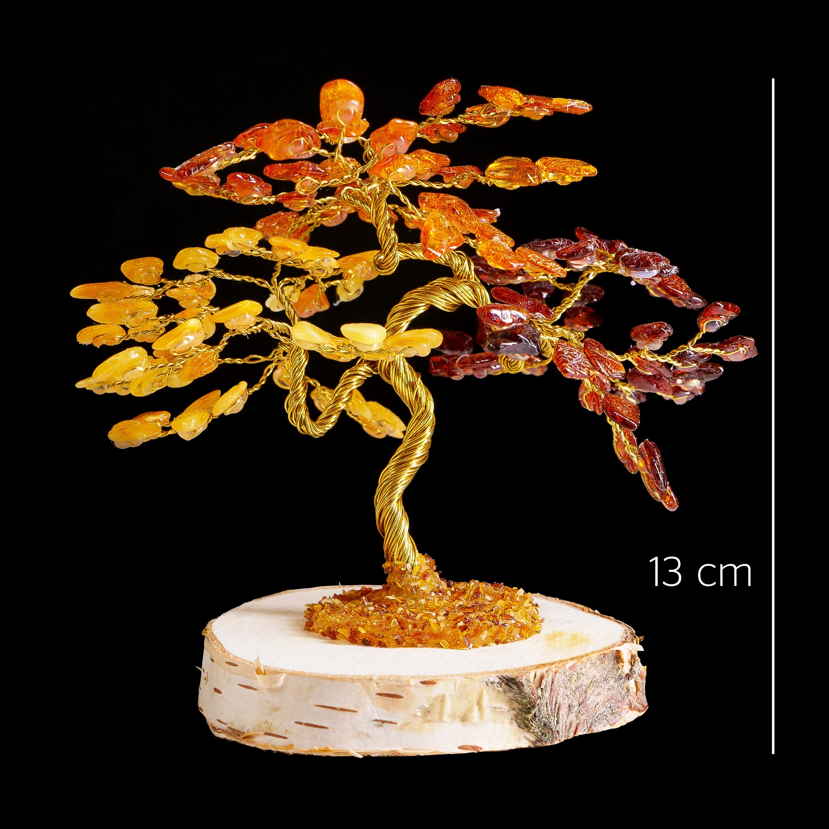 Amber Tree of Happiness Bonsai Style Tree of Life 135 Certified Natural ...