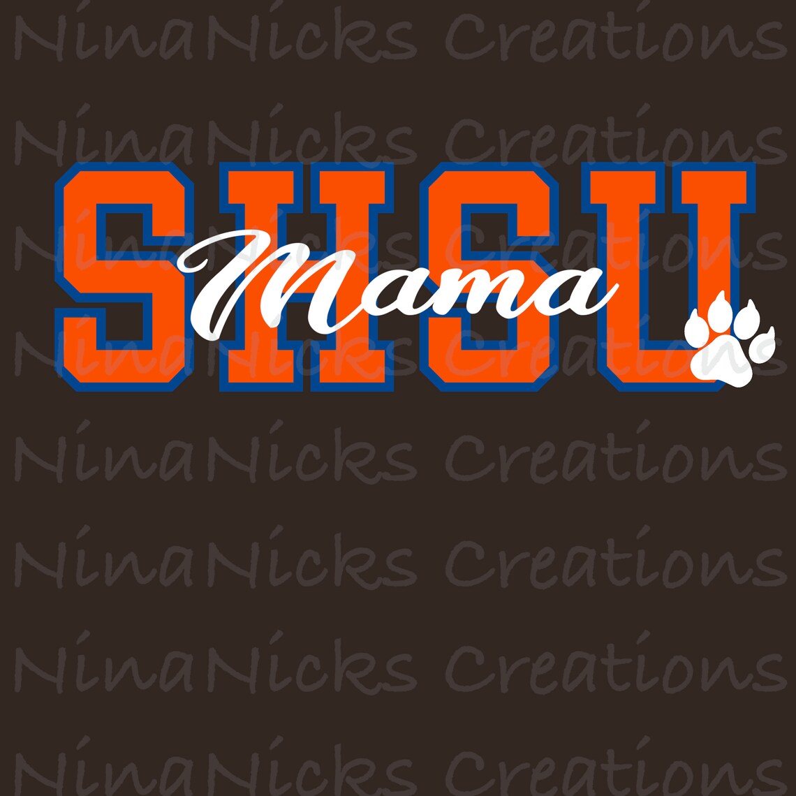 SHSU Png Bearkat Mama - Etsy