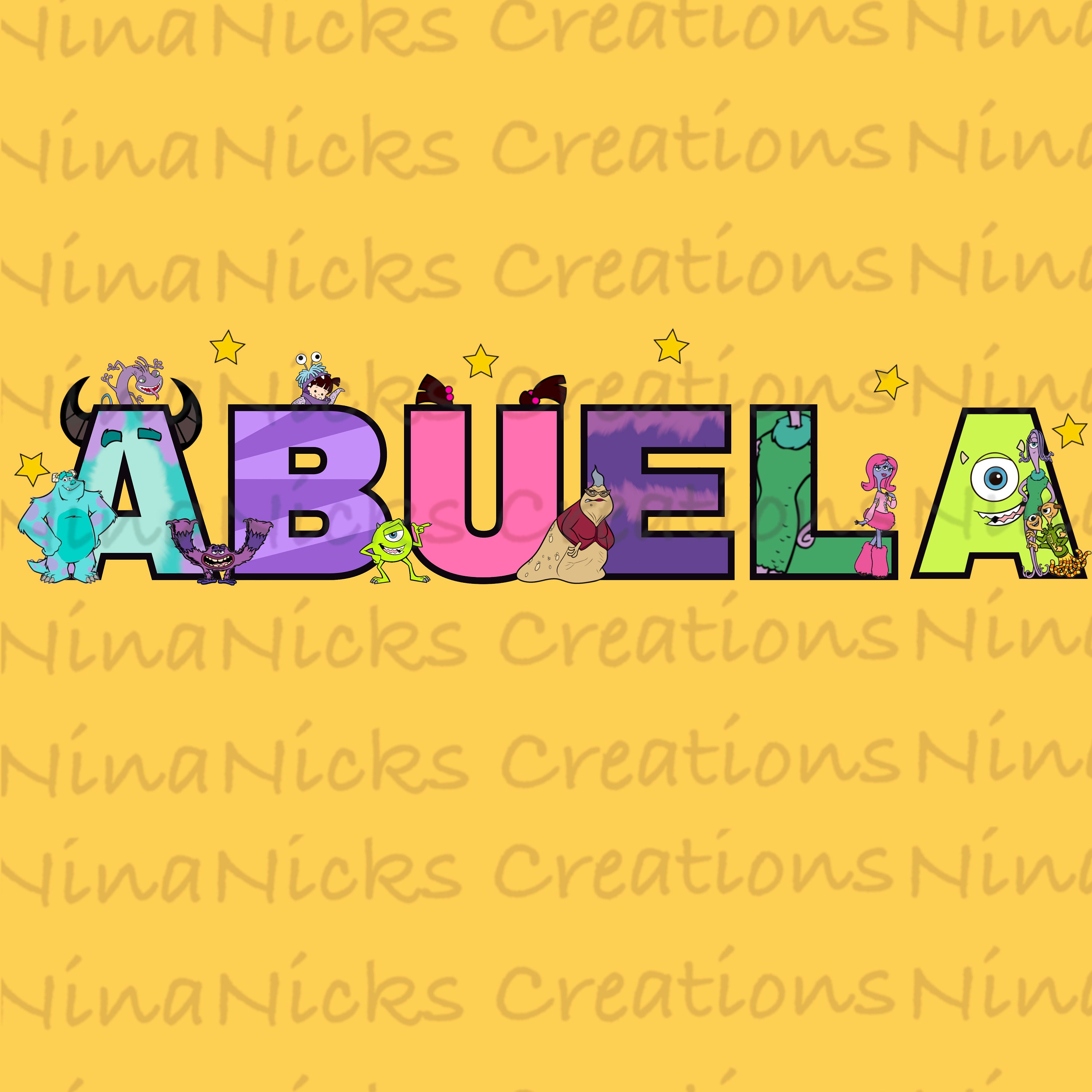 MONSTERS BUNDLE Spanish Png - Etsy