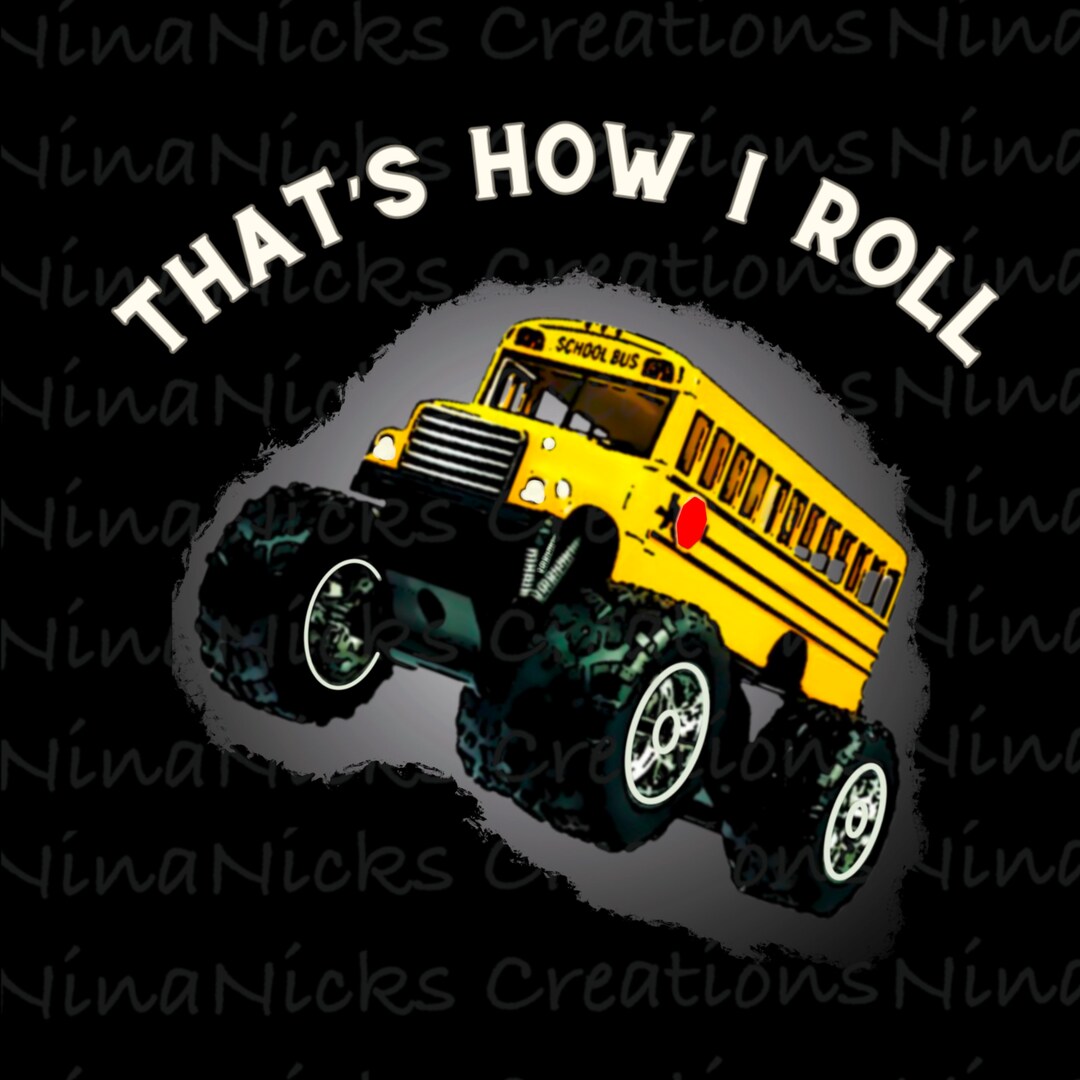 Monster Bus Png - Etsy