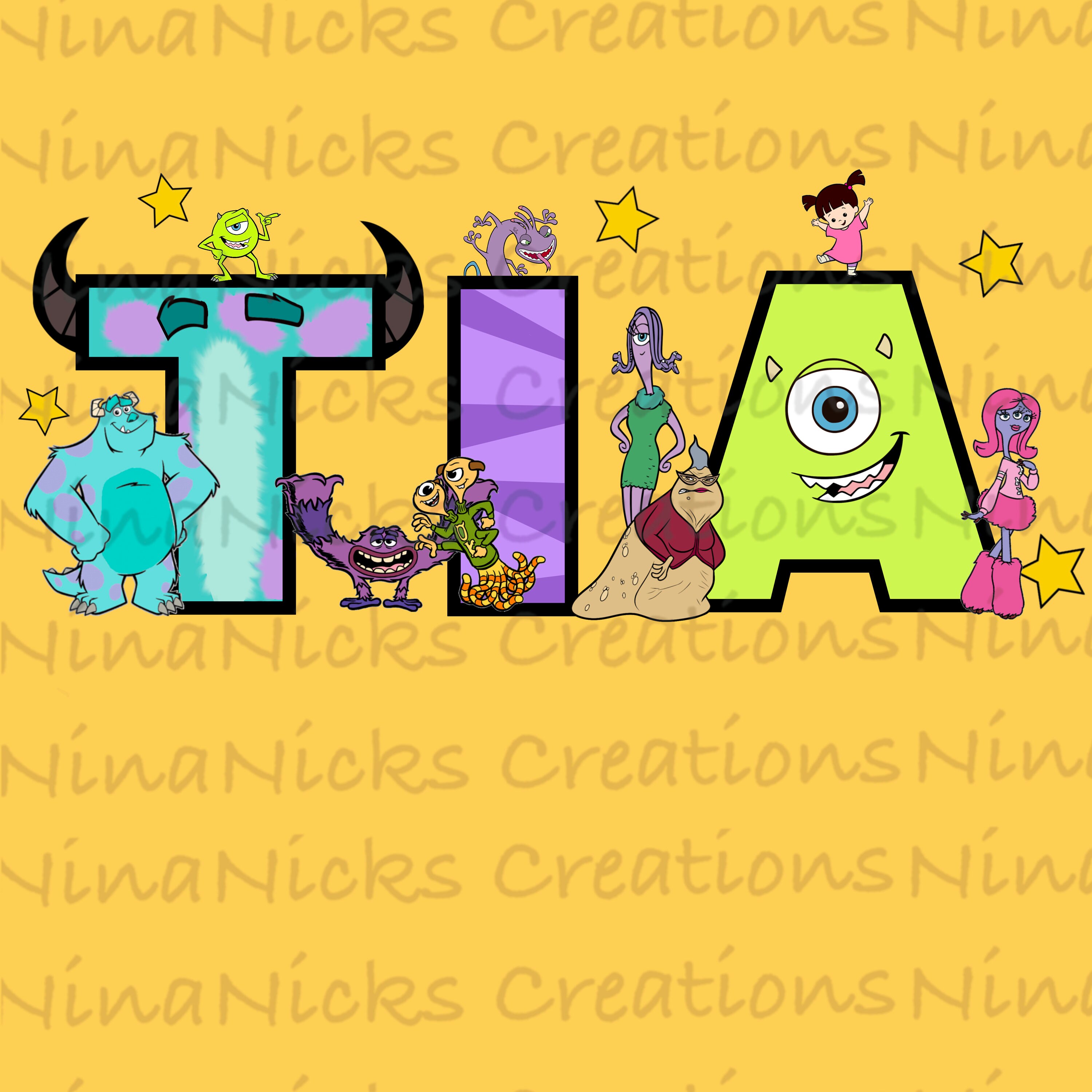 MONSTERS BUNDLE Spanish Png - Etsy
