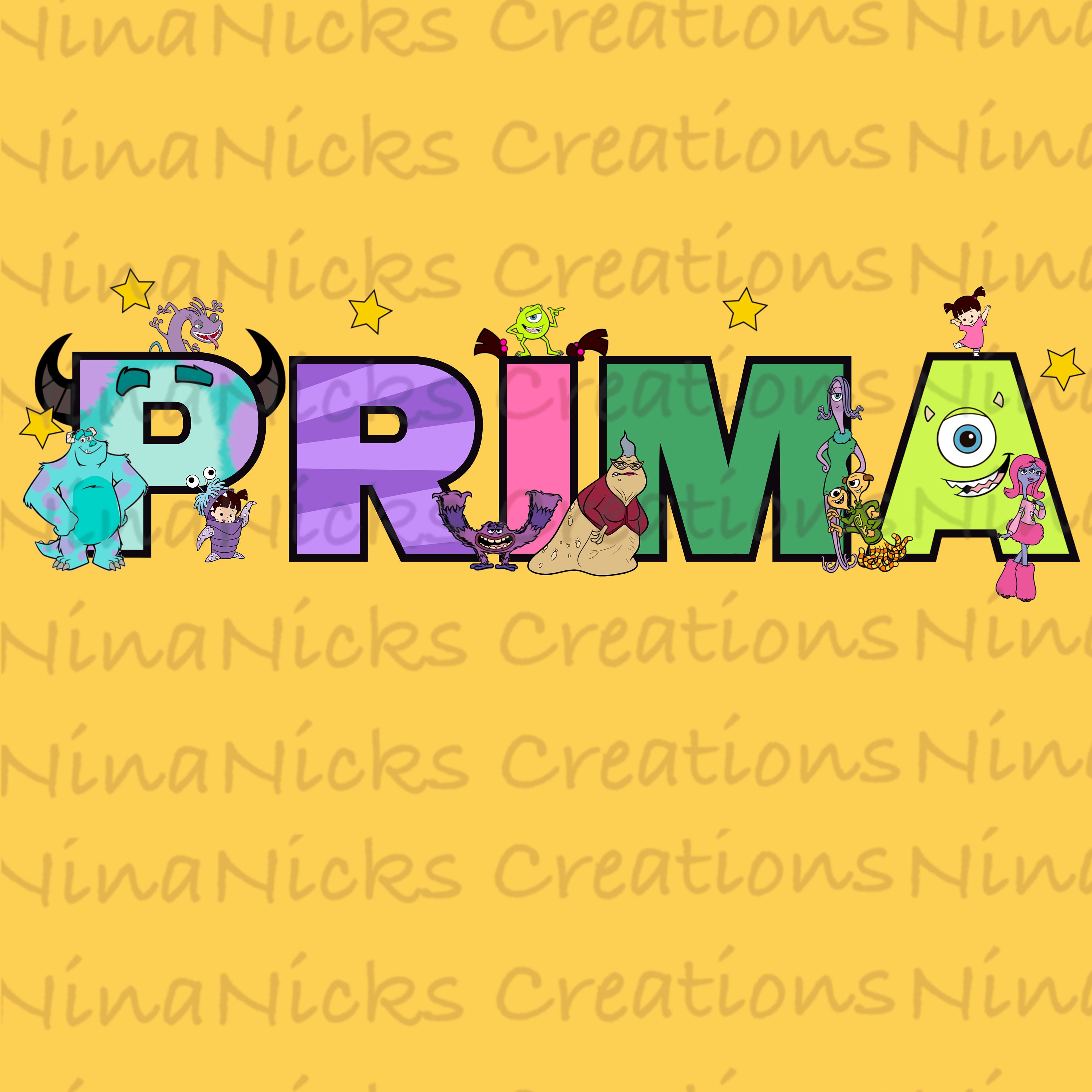 MONSTERS BUNDLE Spanish Png - Etsy