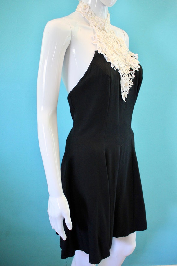 90's Prom Dress Late 80's/early 90's Black Mini Prom … - Gem