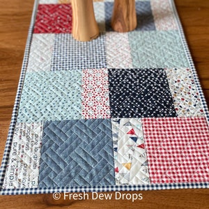 Digital PDF Pattern: Zippity Zip - Just a Charm Pack Precut 5" Squares ...