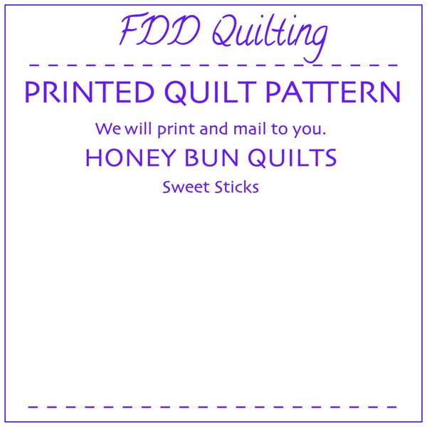 Honey Bun Pattern - Etsy