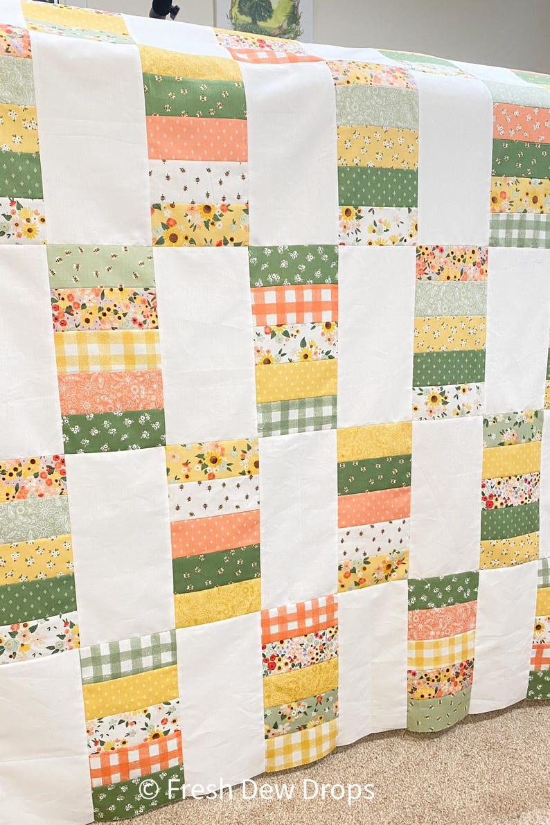 Sweet Stacks DIGITAL PDF Quilt Pattern: Easy Precuts Jelly Roll Strips ...