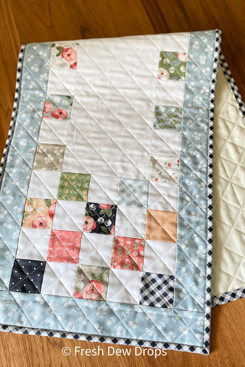 Mini Charm Fun Table Runner DIGITAL PDF Quilt Pattern - Etsy