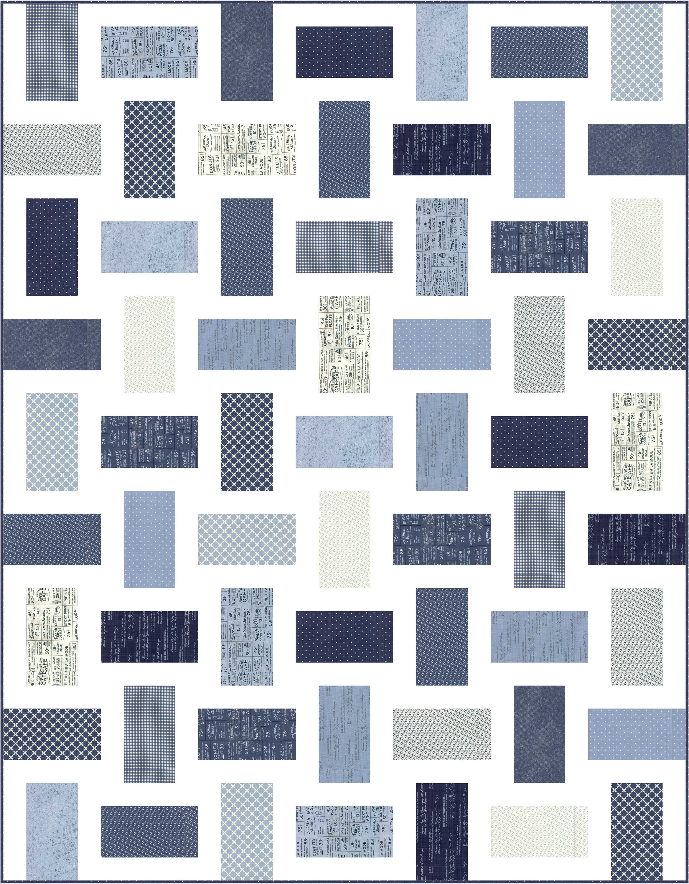 Digital PDF Pattern: Simply Done Quilt Pattern 5 Sizes-layer - Etsy UK
