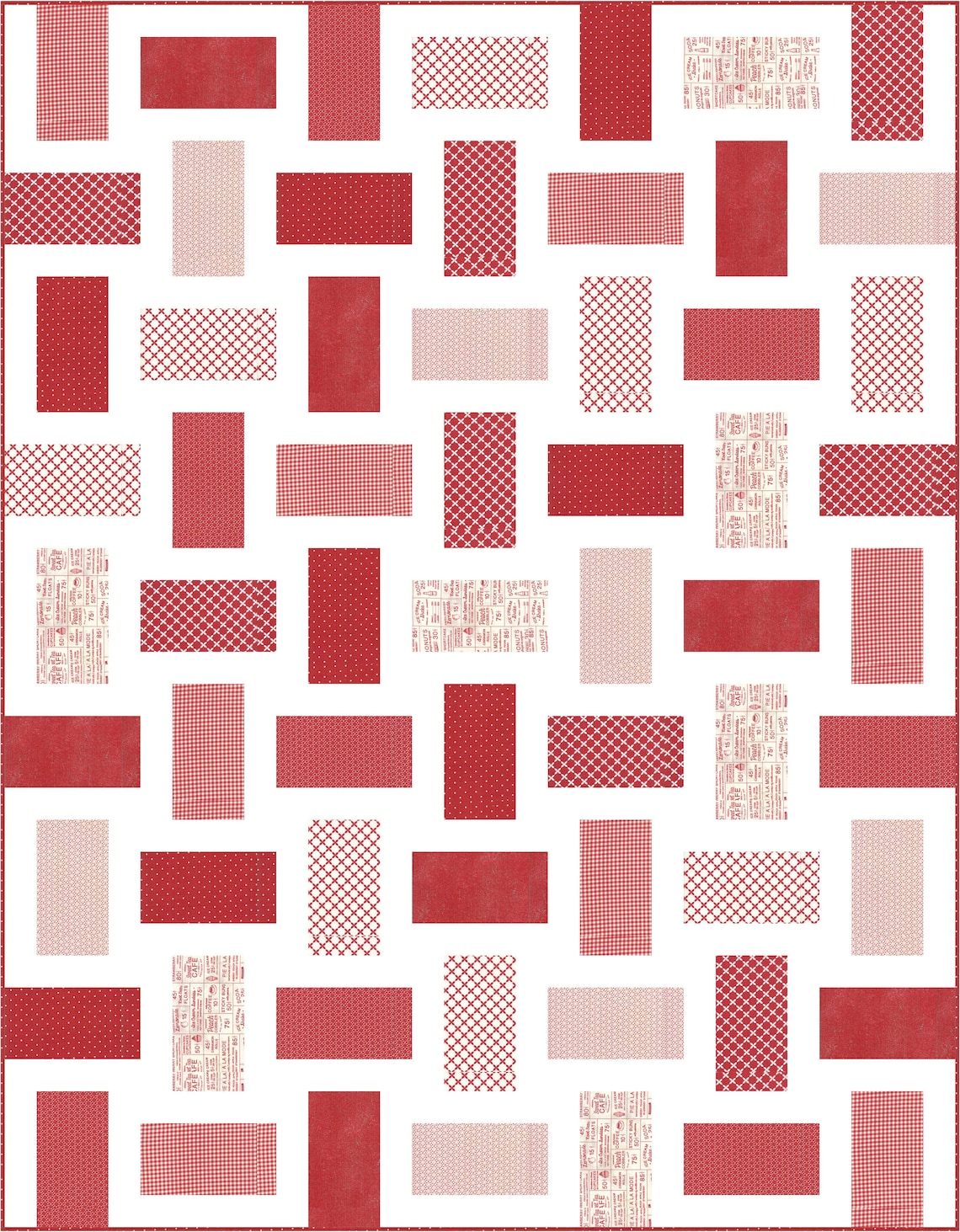 Digital PDF Pattern: Simply Done Quilt Pattern 5 Sizes-layer - Etsy UK