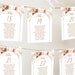 Boho Wedding Seating Chart Template Editable Wedding Seating - Etsy