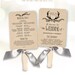 Rustic Antler Wedding Fan Program, Wedding Fans, Editable Wedding Fan Program Template ...