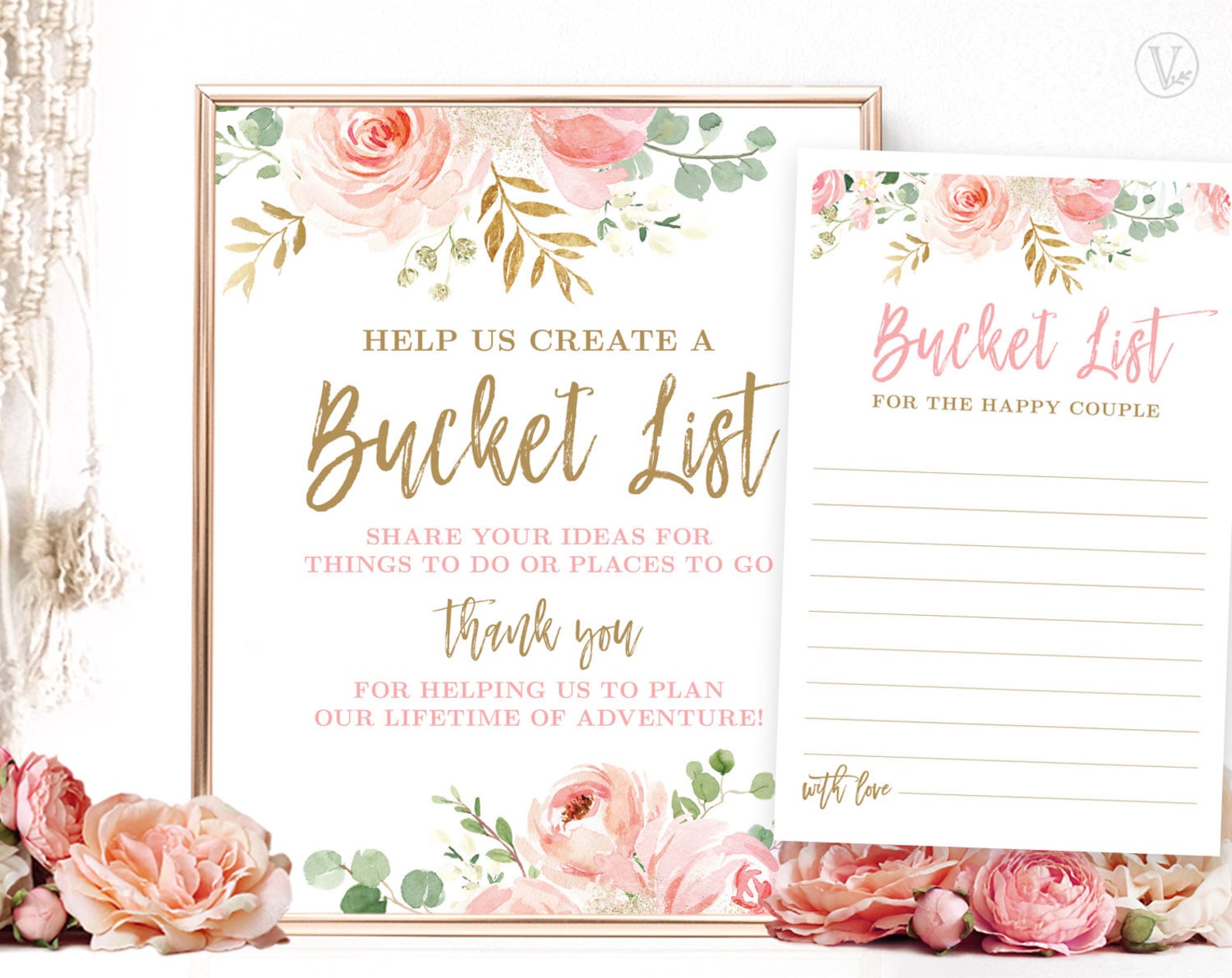 Bucket List Game Sign and Cards Printable Bucket List Sign - Etsy