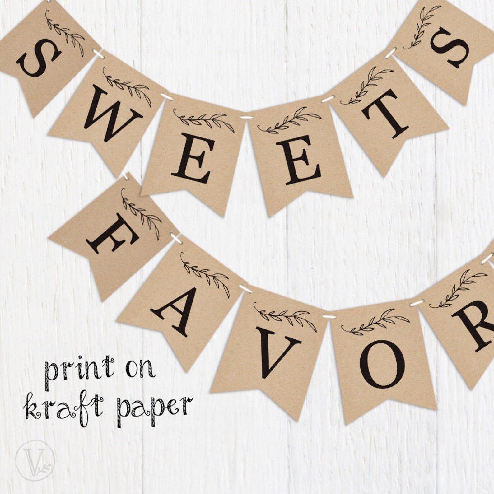 Printable Wedding Banners Full Alphabet and Numbers Wedding | Etsy