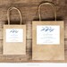 Dusty Blue Leaves Welcome Bag Label, Printable Wedding Welcome Bag or ...