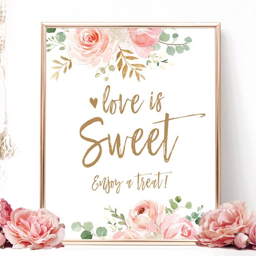 Dessert Bar Sign Printable Desserts and Sweets Sign DIY - Etsy