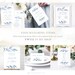 Dusty Blue Wedding Program Printable Bifold Wedding Programs - Etsy