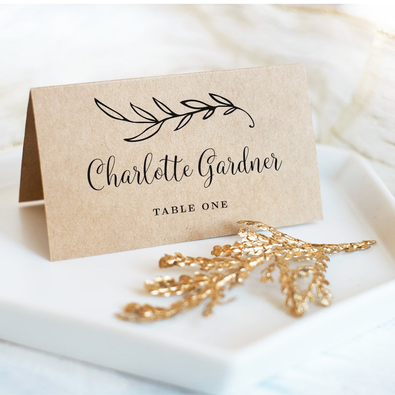 Rustic Place Cards - Etsy